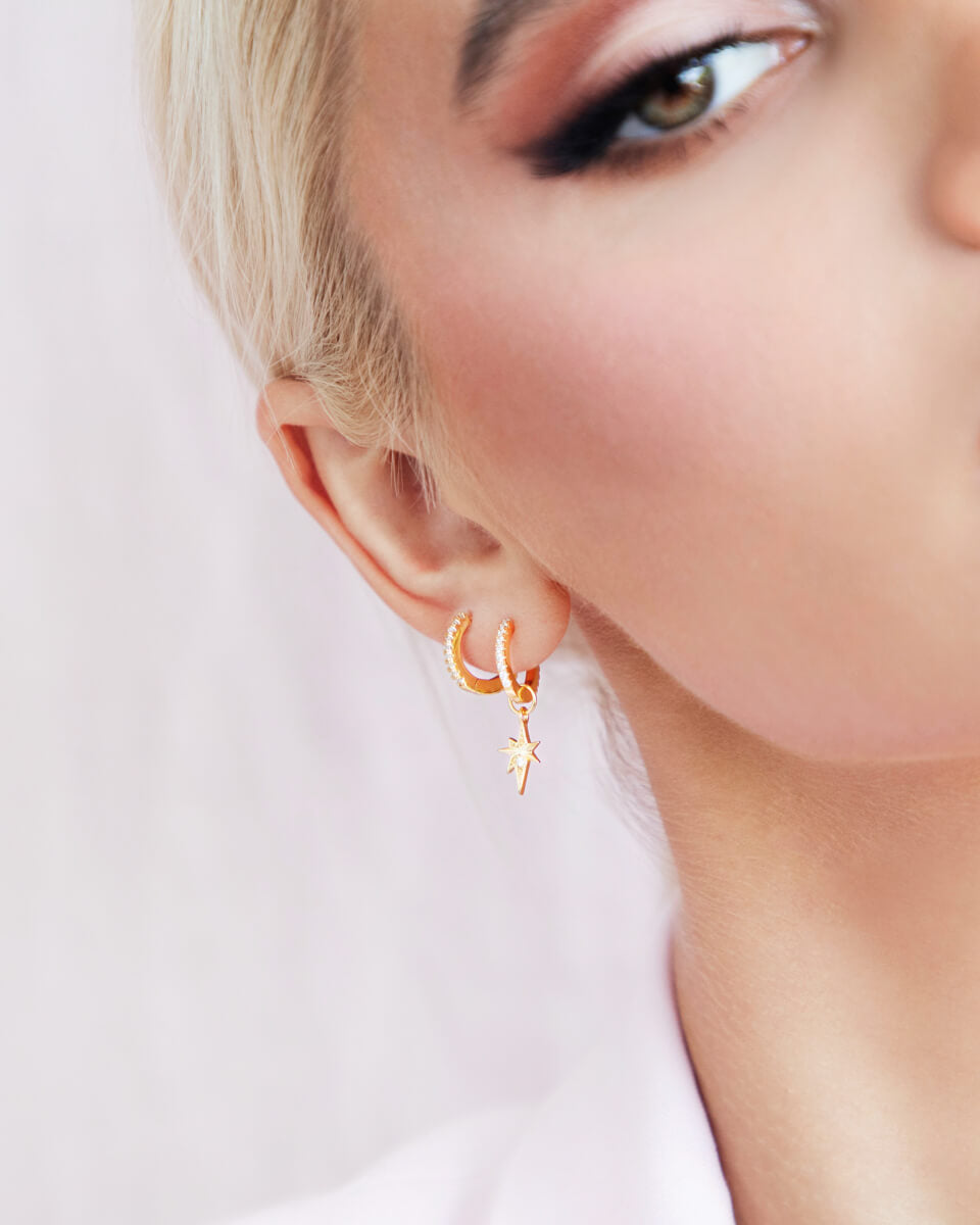 Ear side rings gold store