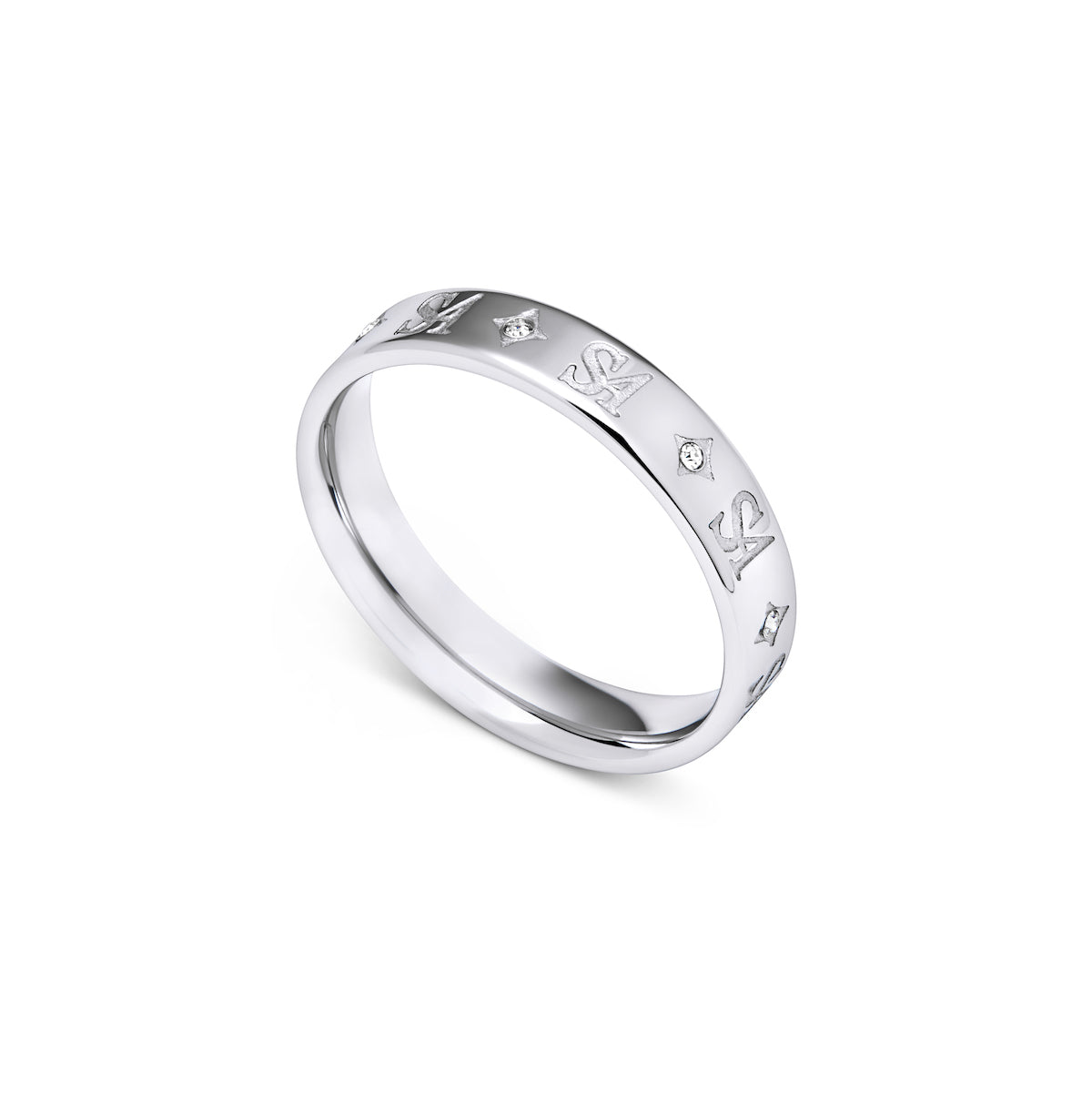 Own Way Monogram Ring (Silver) – Abbott Lyon US