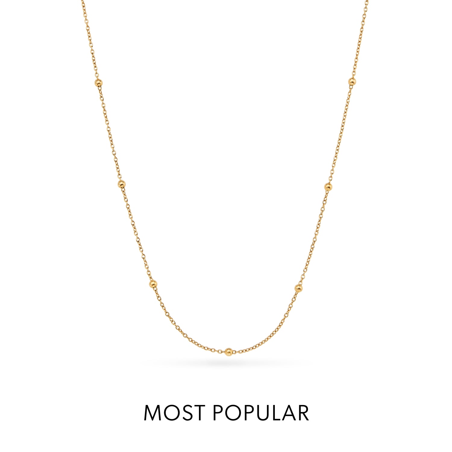 Sphere Chain Necklace (Gold) – Abbott Lyon US