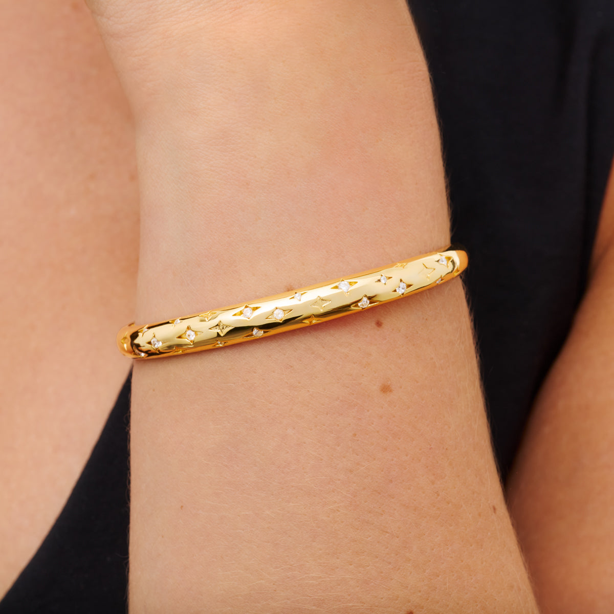 Moon and Back Bangle (Gold) – Abbott Lyon US
