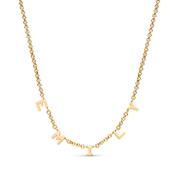 Custom Gold Necklaces | Customized Gold Plated Necklaces | Abbott Lyon US