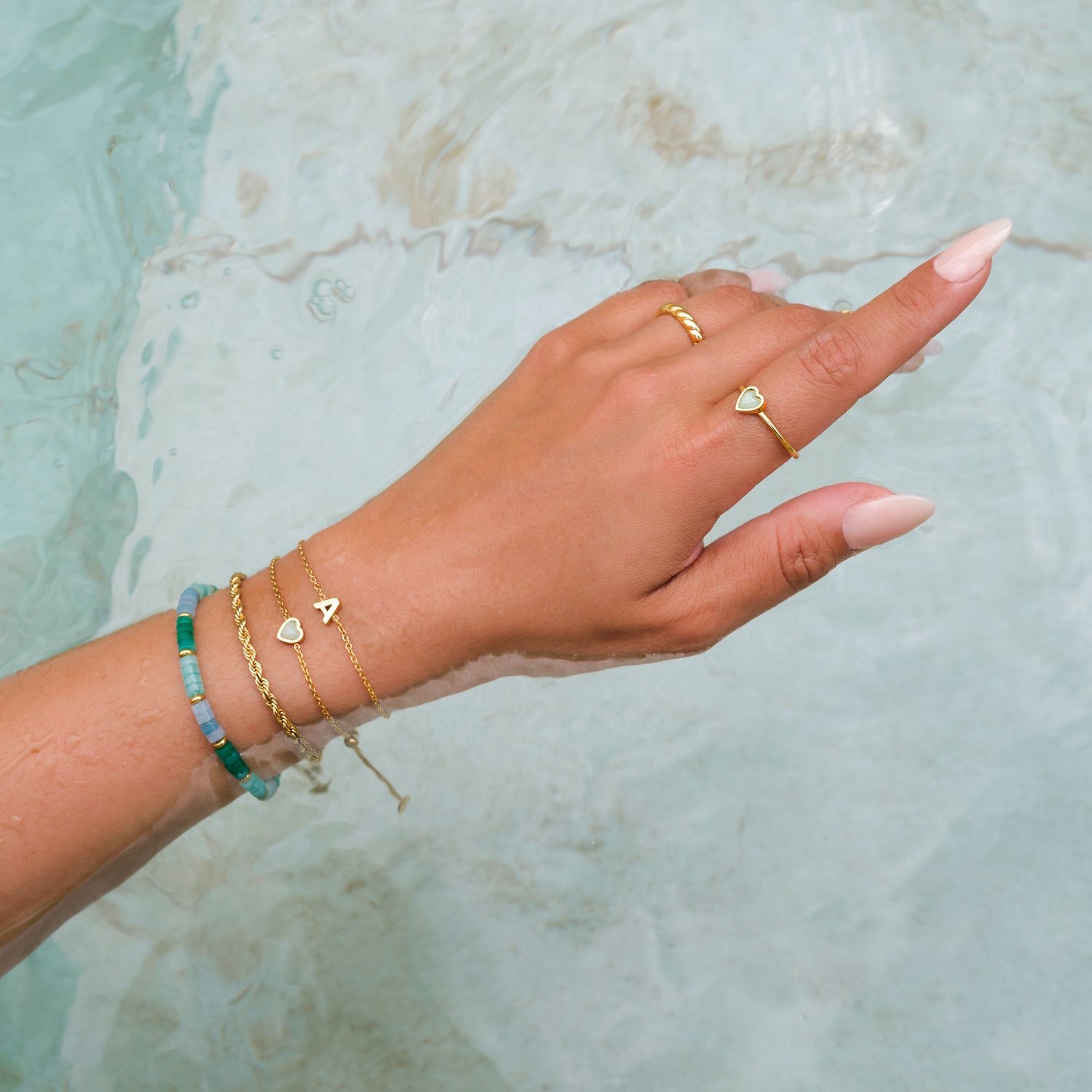 Personalised Gold Initial Bracelet