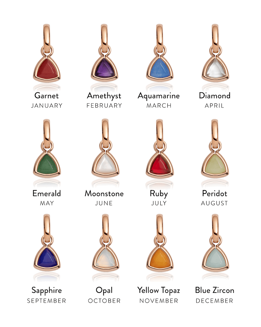 Droplet Birthstone Pendant (Rose Gold) – Abbott Lyon US